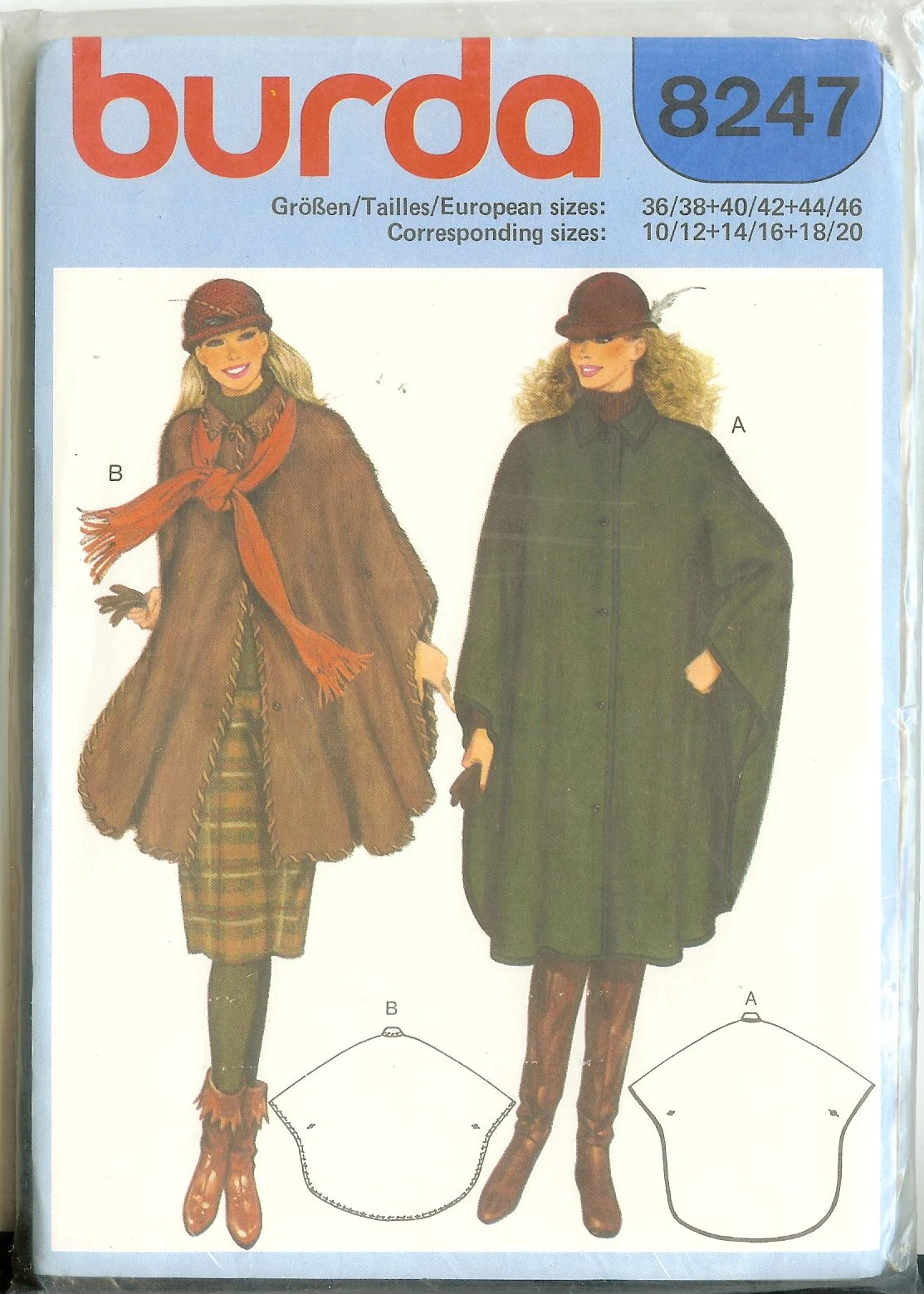 Burda 8247 | Vintage Sewing Patterns | Fandom