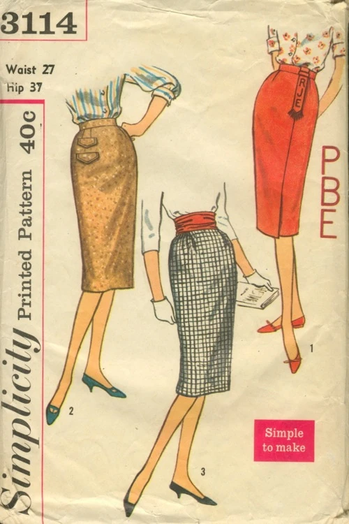 Simplicity 3114 | Vintage Sewing Patterns | Fandom