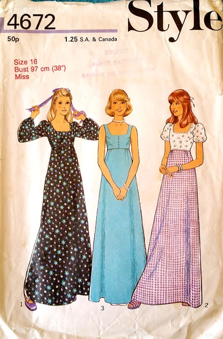 Style 4672 | Vintage Sewing Patterns | Fandom