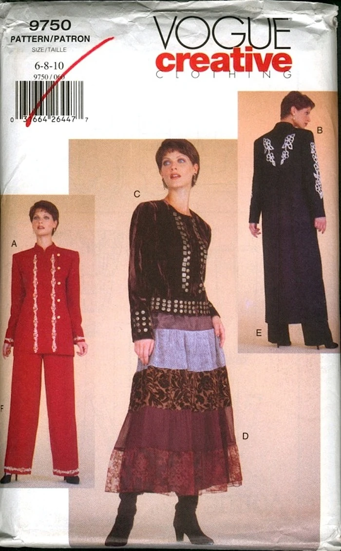 Vogue 9750 A | Vintage Sewing Patterns | Fandom
