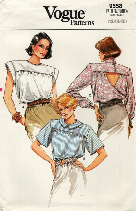 Vogue 9558 C | Vintage Sewing Patterns | Fandom