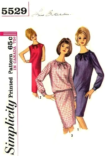 Simplicity 5529 A | Vintage Sewing Patterns | Fandom