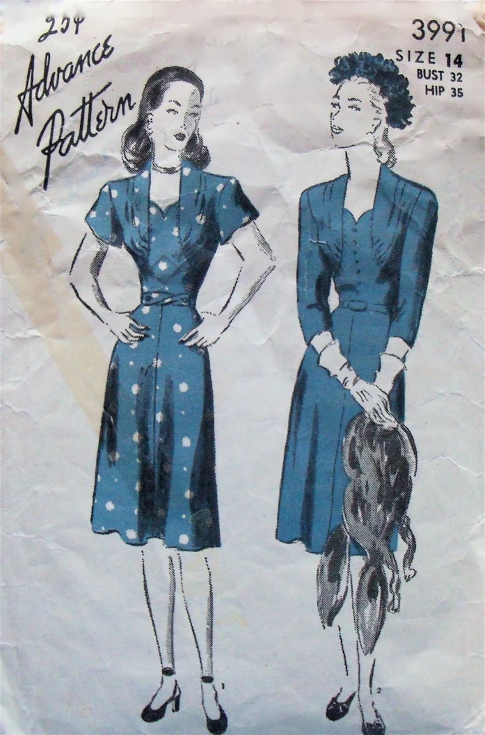 Advance 3991 | Vintage Sewing Patterns | Fandom