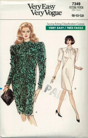 Vogue 7349 | Vintage Sewing Patterns | Fandom