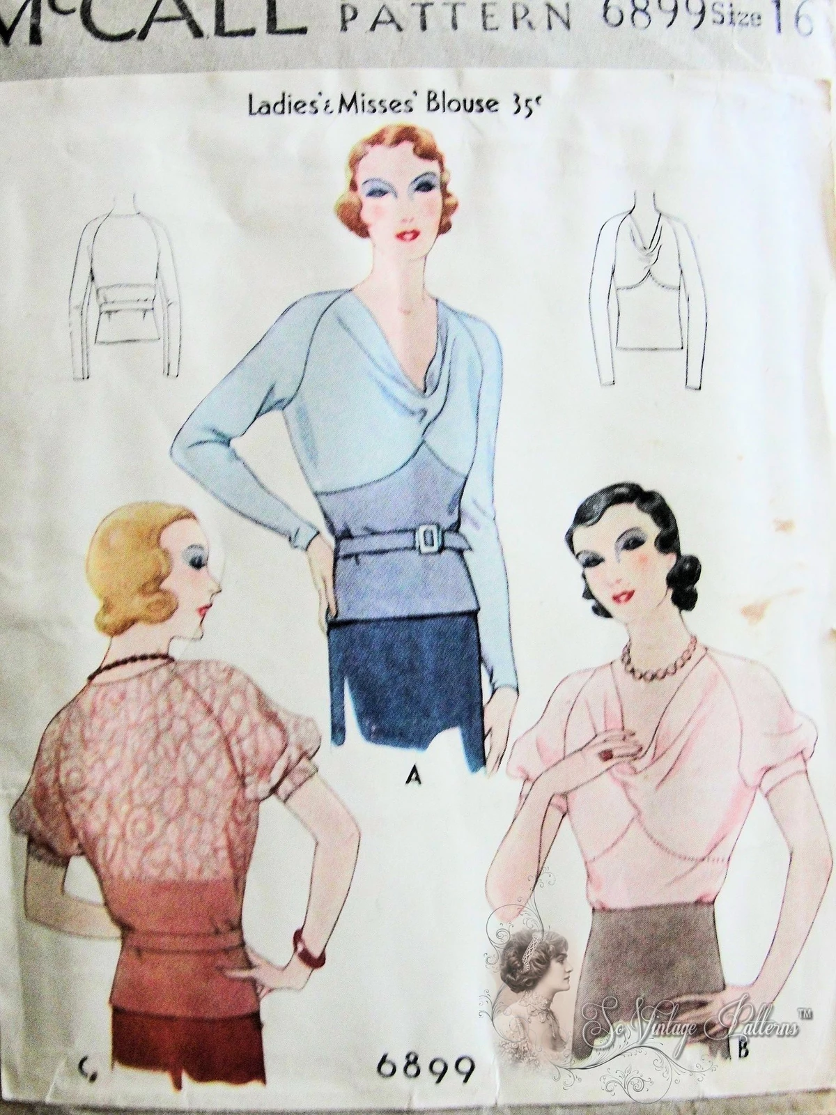 McCall 6899 | Vintage Sewing Patterns | Fandom