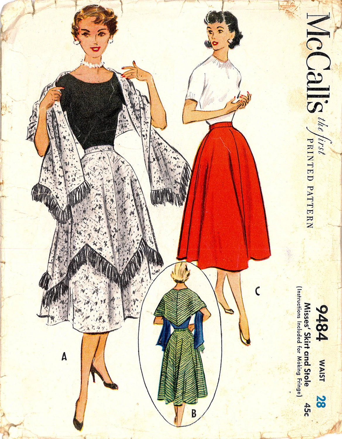 McCall's 9484 A | Vintage Sewing Patterns | Fandom