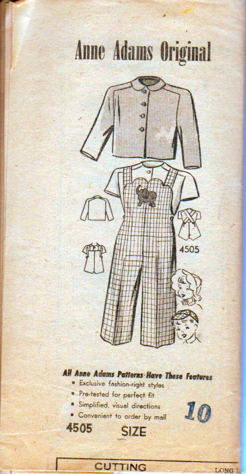 Anne Adams 4505 A | Vintage Sewing Patterns | Fandom