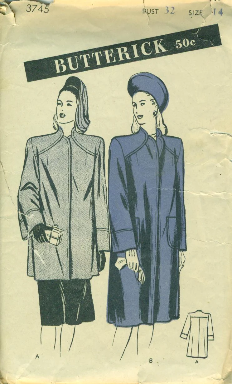Butterick 3745 A | Vintage Sewing Patterns | Fandom