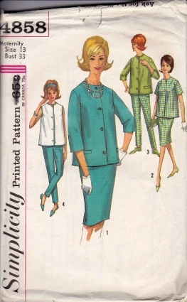 Simplicity 4858 A | Vintage Sewing Patterns | Fandom