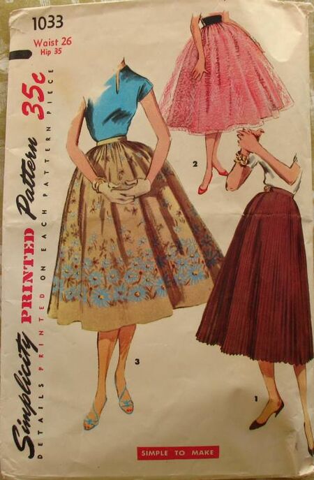 Simplicity 1033 A | Vintage Sewing Patterns | Fandom