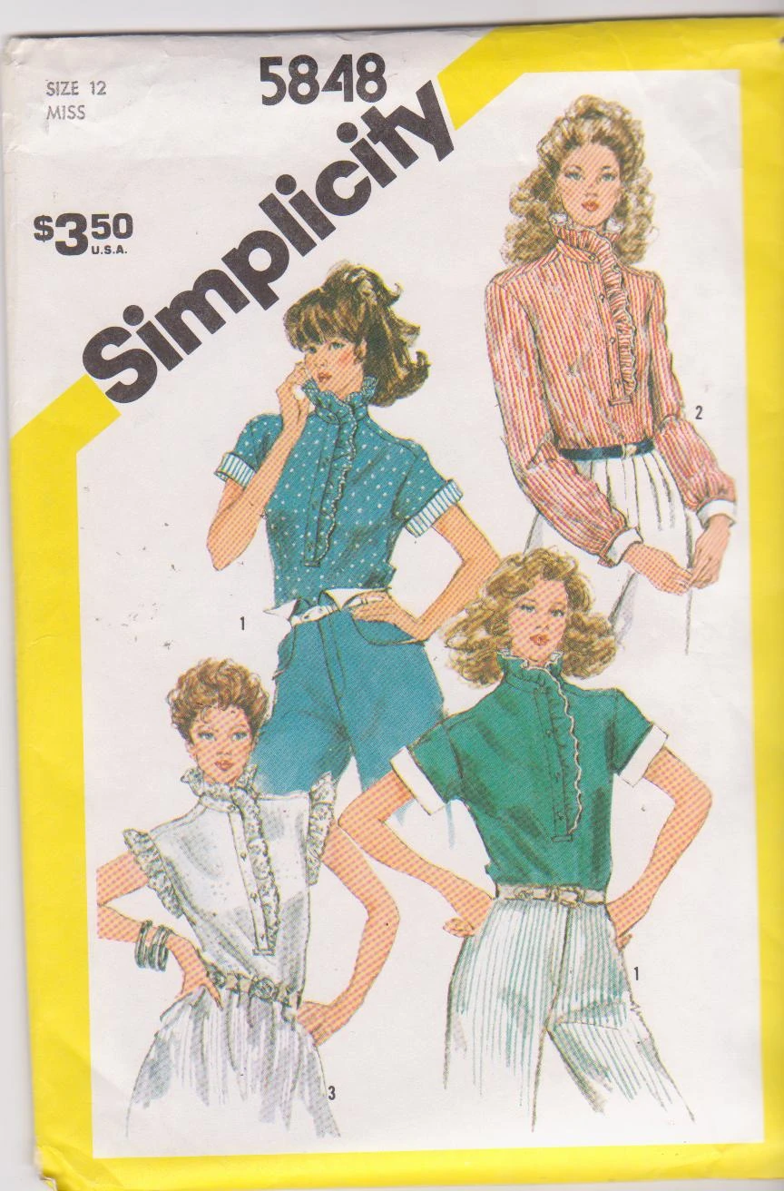 Simplicity 5848 B | Vintage Sewing Patterns | Fandom