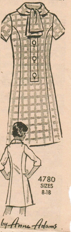 Anne Adams 4780 A | Vintage Sewing Patterns | Fandom