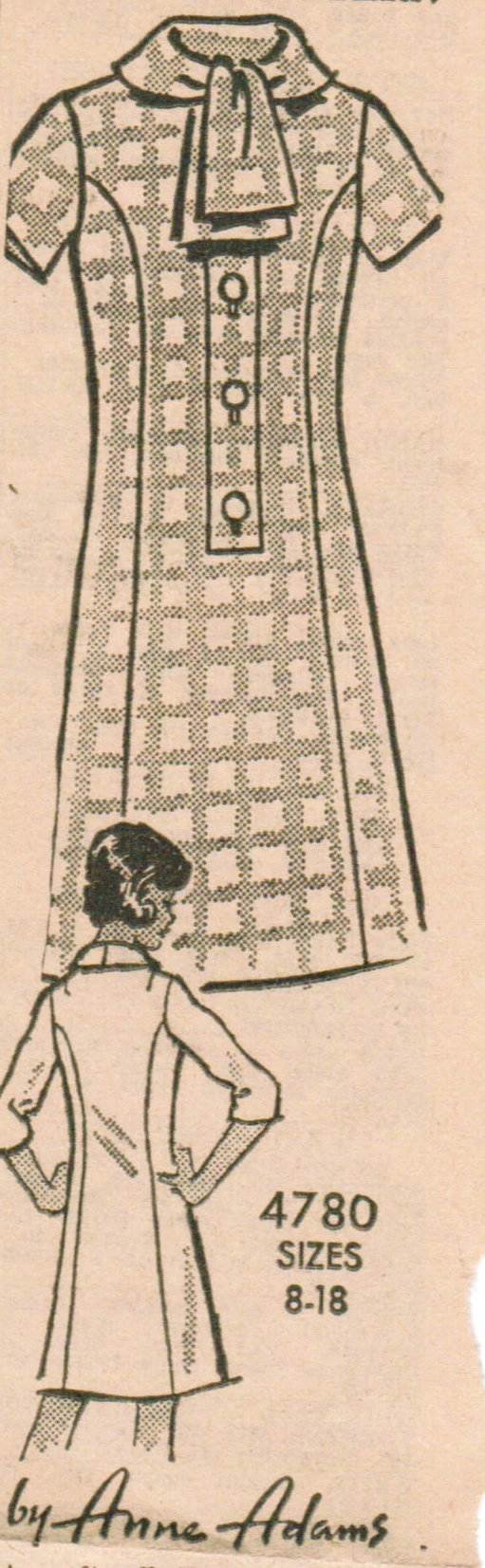 Anne Adams 4780 A | Vintage Sewing Patterns | Fandom