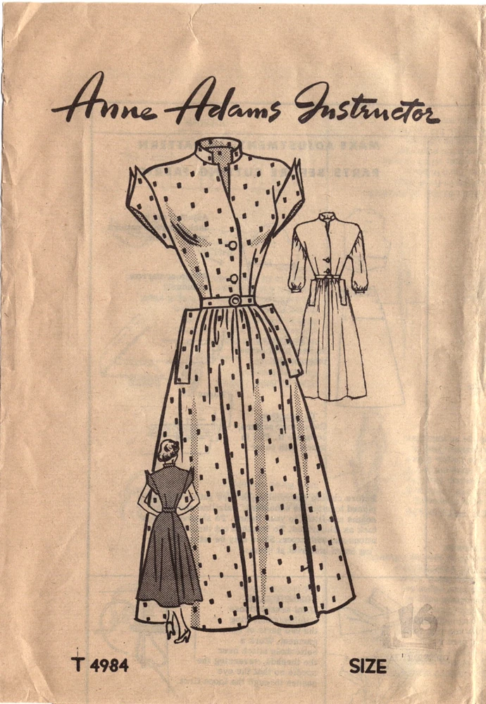 Anne Adams T4984 | Vintage Sewing Patterns | Fandom