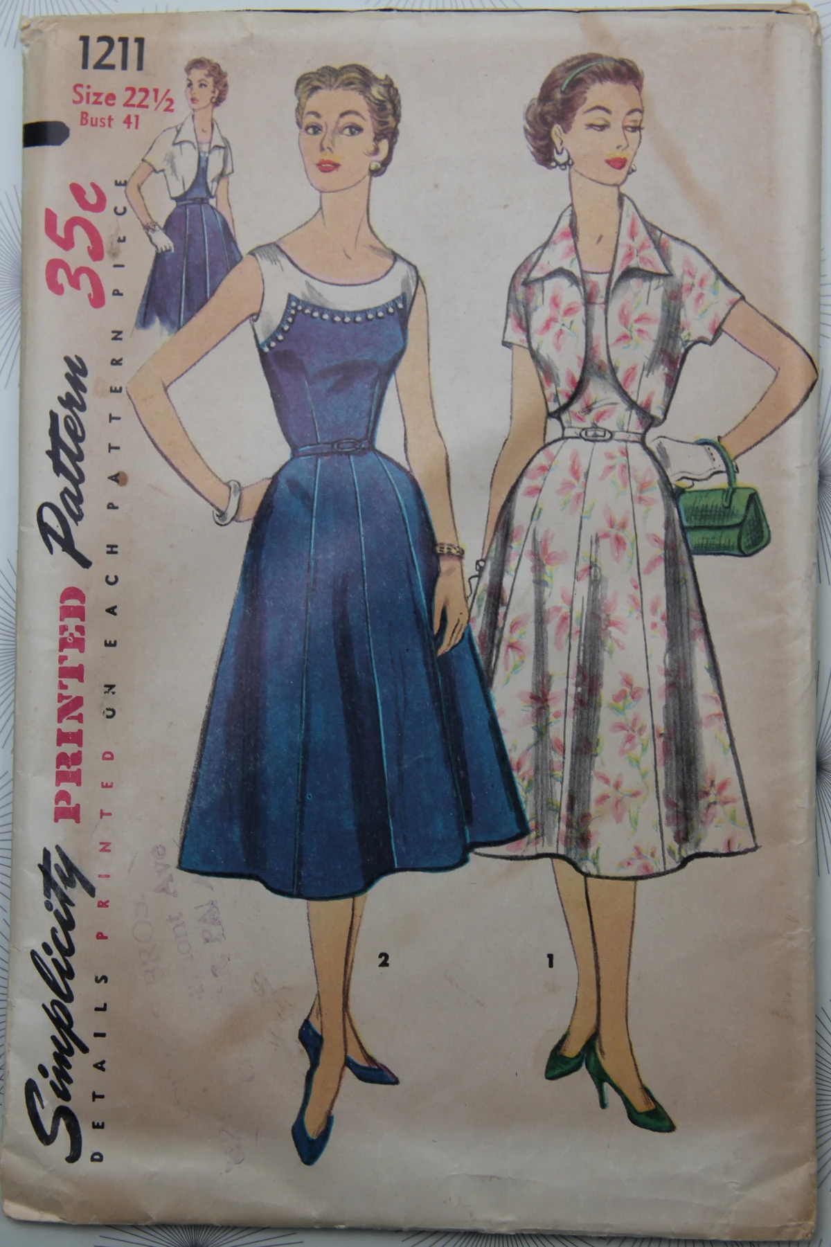 Simplicity 1211 A | Vintage Sewing Patterns | Fandom