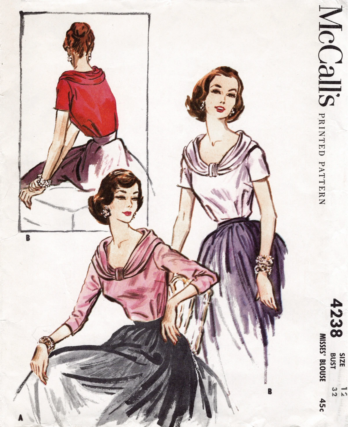 McCall's 4238 B | Vintage Sewing Patterns | Fandom