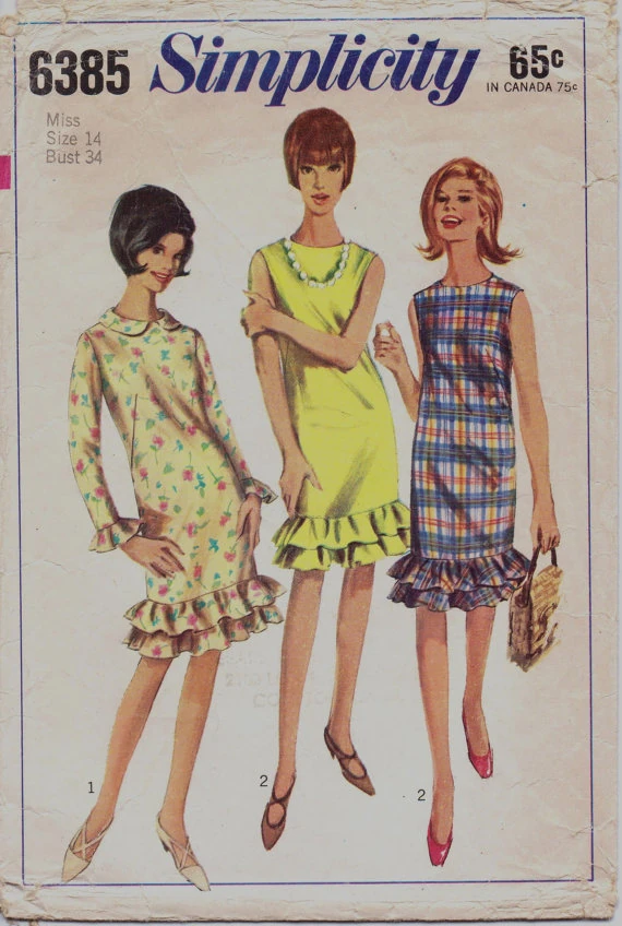 Simplicity 6385 B | Vintage Sewing Patterns | Fandom