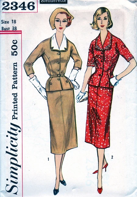 Simplicity 2346 B | Vintage Sewing Patterns | Fandom