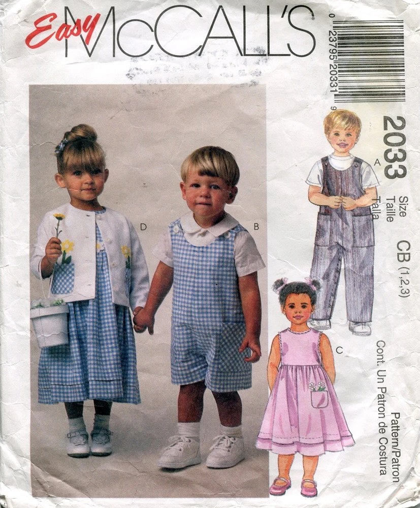 McCall's 2033 A | Vintage Sewing Patterns | Fandom