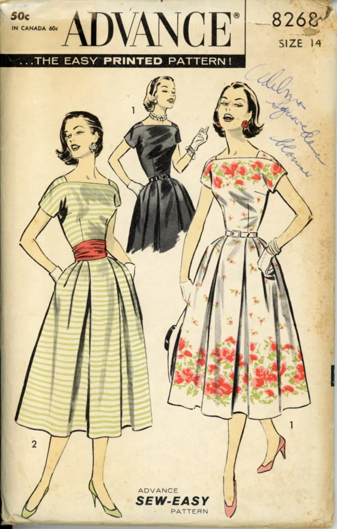 Advance 8268 | Vintage Sewing Patterns | Fandom