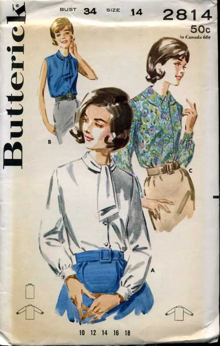 Butterick 2814 | Vintage Sewing Patterns | Fandom