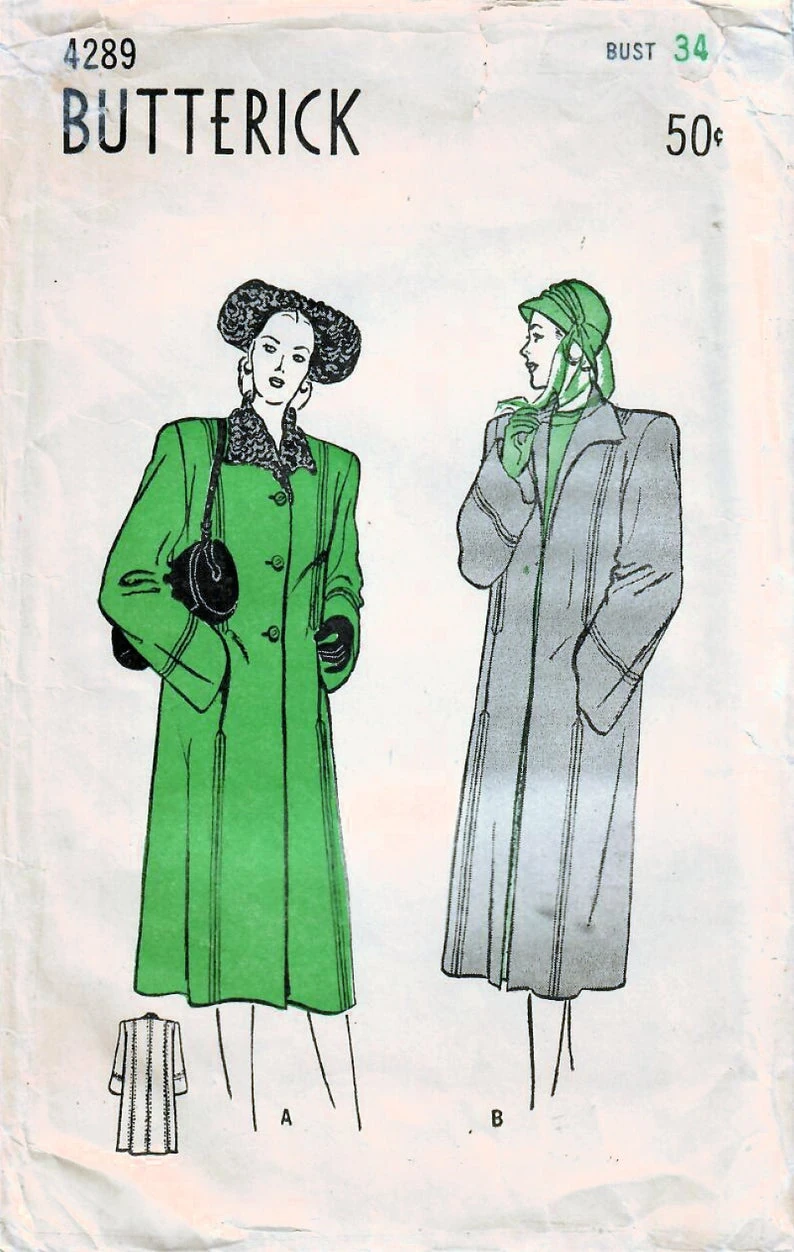 Butterick 4289 C | Vintage Sewing Patterns | Fandom