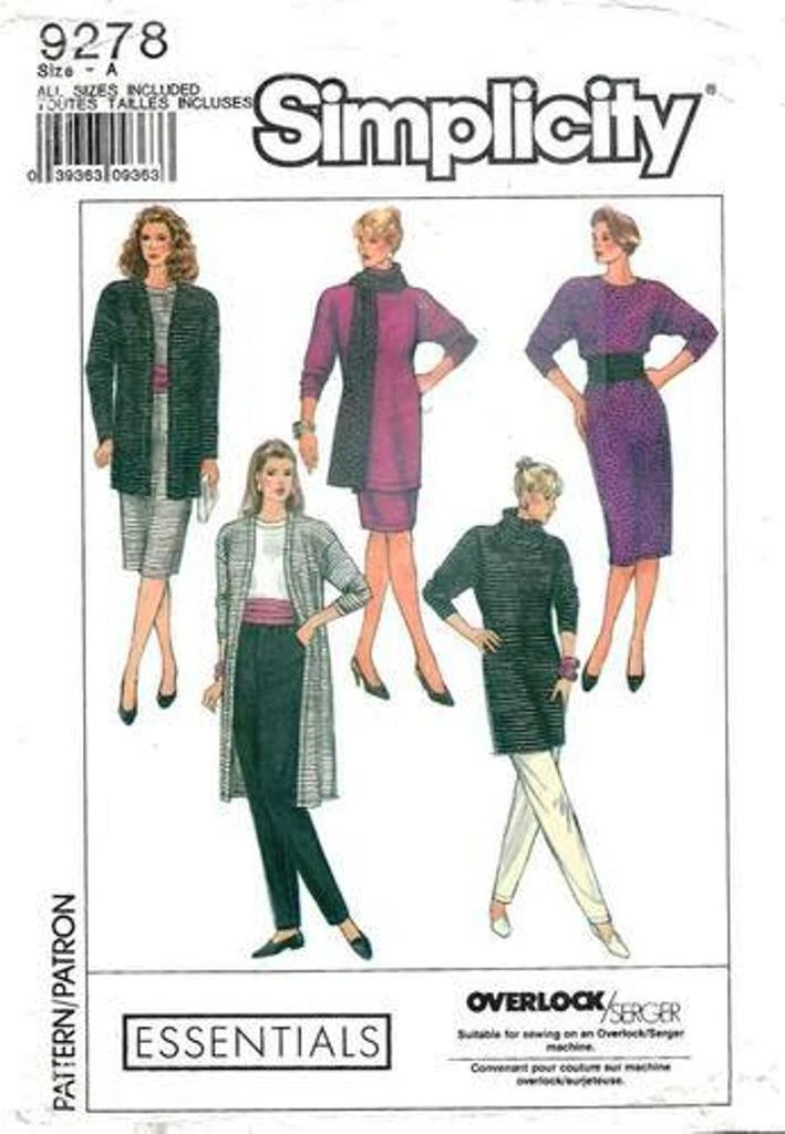 Simplicity 9278 A | Vintage Sewing Patterns | Fandom