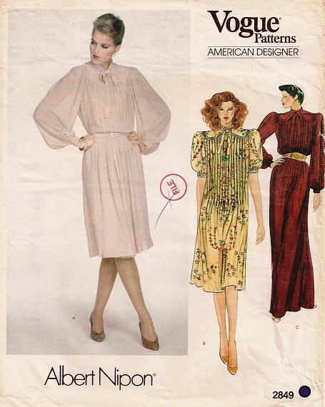 Vogue 2849 | Vintage Sewing Patterns | Fandom
