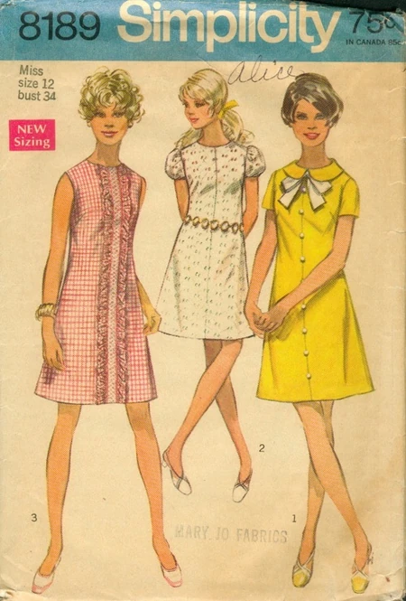 Simplicity 8189 | Vintage Sewing Patterns | Fandom