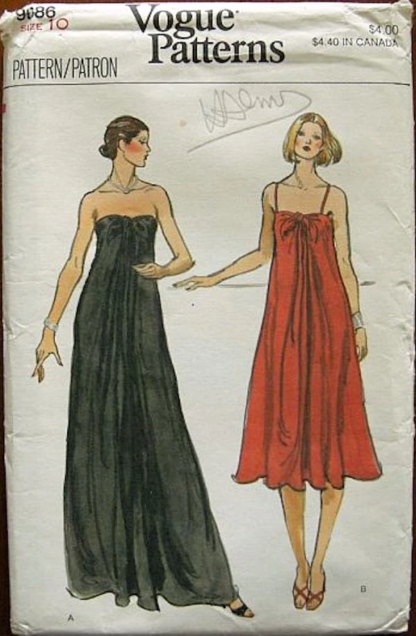 Vogue 9686 | Vintage Sewing Patterns | Fandom