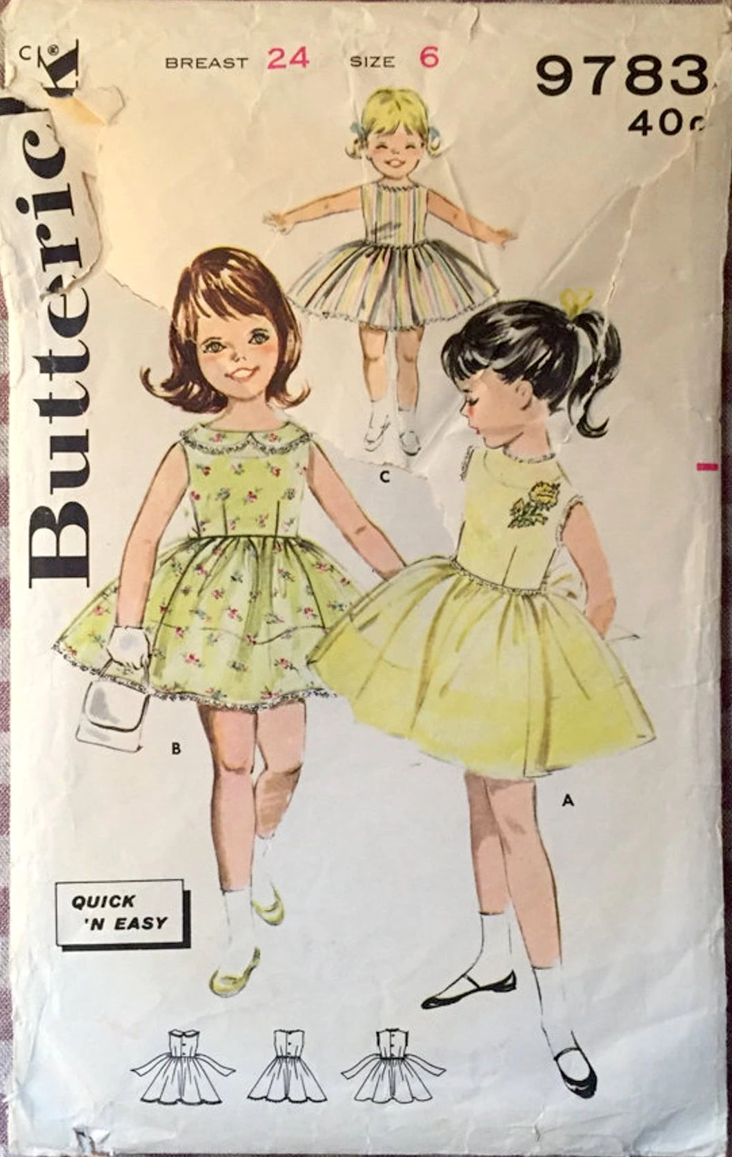 Butterick 9783 | Vintage Sewing Patterns | Fandom