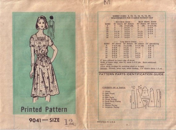 Marian Martin 9041 | Vintage Sewing Patterns | Fandom