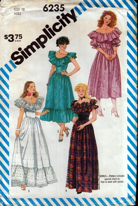 Simplicity 6235 B | Vintage Sewing Patterns | Fandom