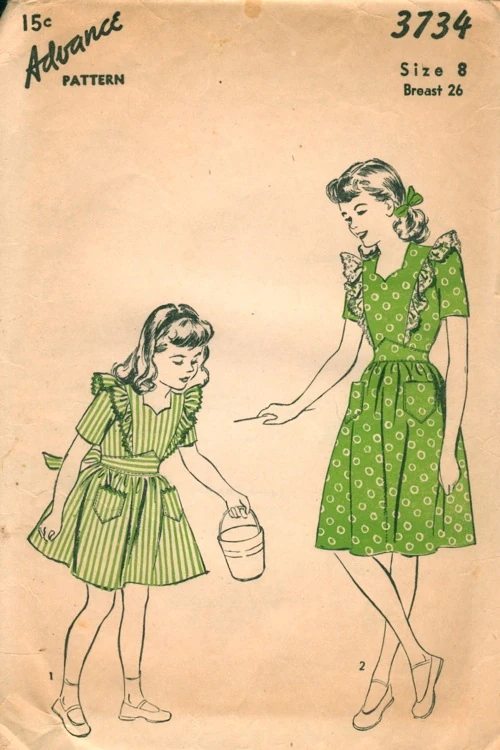 Advance 3734 | Vintage Sewing Patterns | Fandom