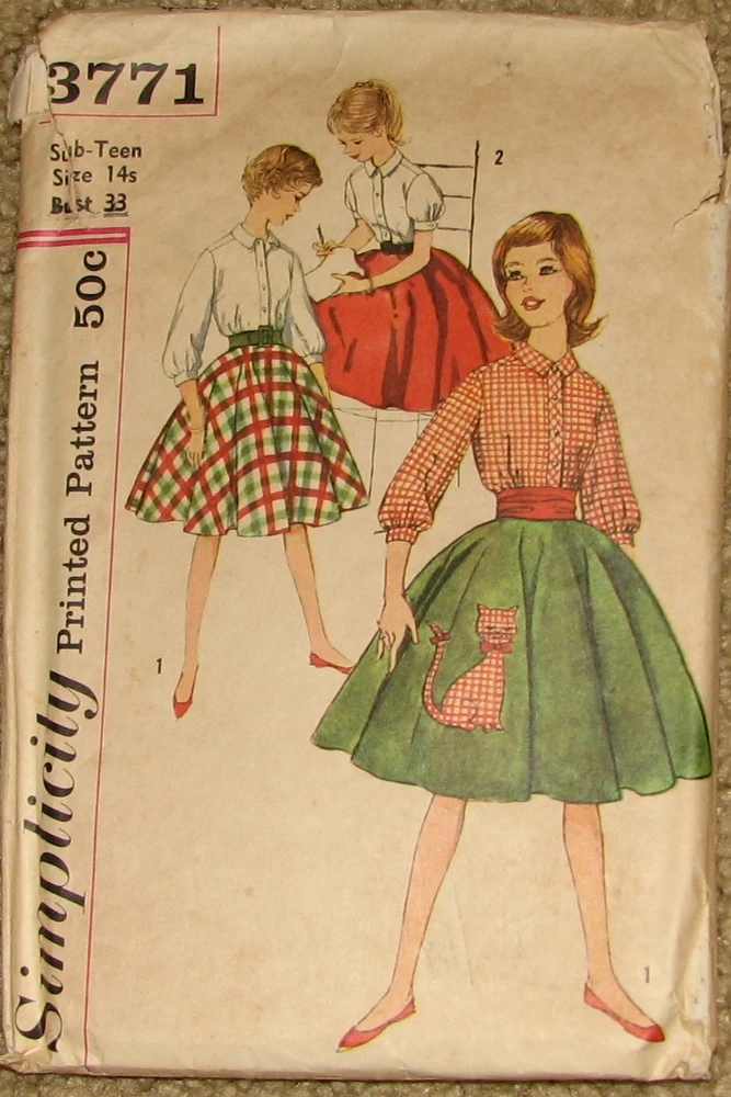 Simplicity 3771 A | Vintage Sewing Patterns | Fandom