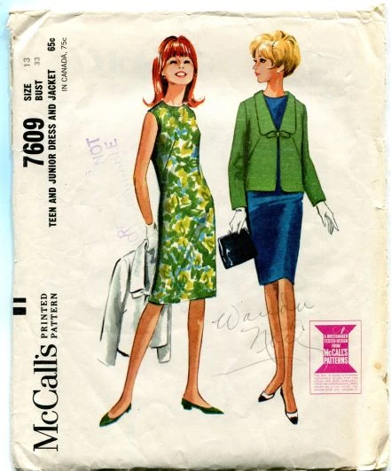 McCall's 7609 A | Vintage Sewing Patterns | Fandom