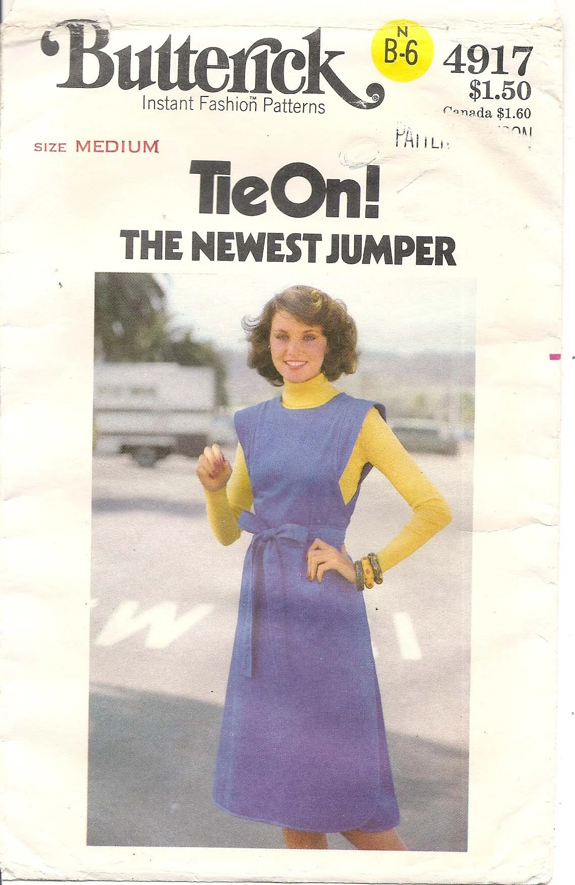 Butterick 4917 | Vintage Sewing Patterns | Fandom