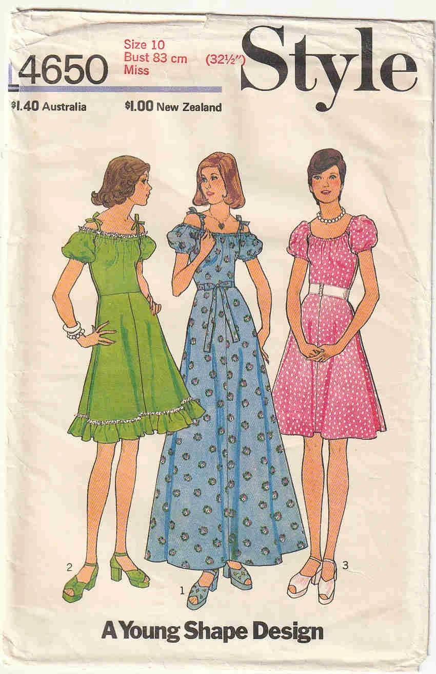 Style 4650 A | Vintage Sewing Patterns | Fandom