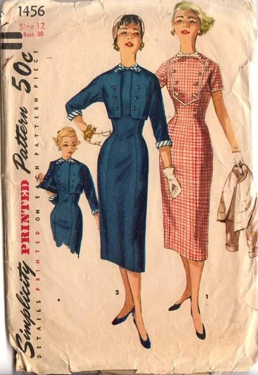 Simplicity 1456 | Vintage Sewing Patterns | Fandom