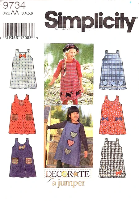 Simplicity 9734 A | Vintage Sewing Patterns | Fandom