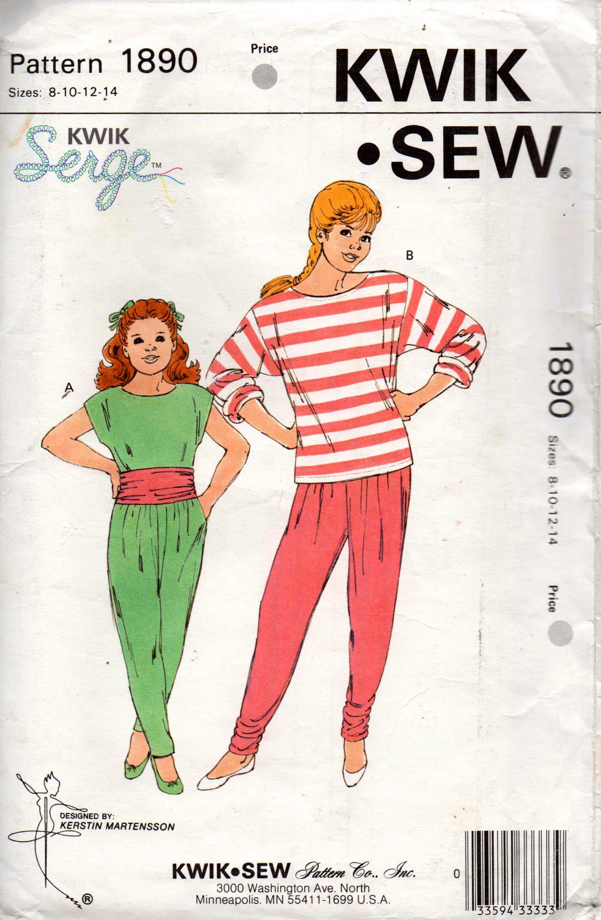 Kwik Sew 1890 | Vintage Sewing Patterns | Fandom