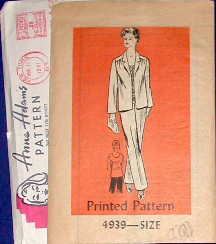 Anne Adams 4939 B | Vintage Sewing Patterns | Fandom