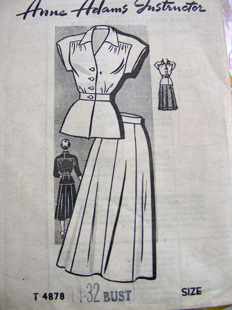 Anne Adams T4878 | Vintage Sewing Patterns | Fandom