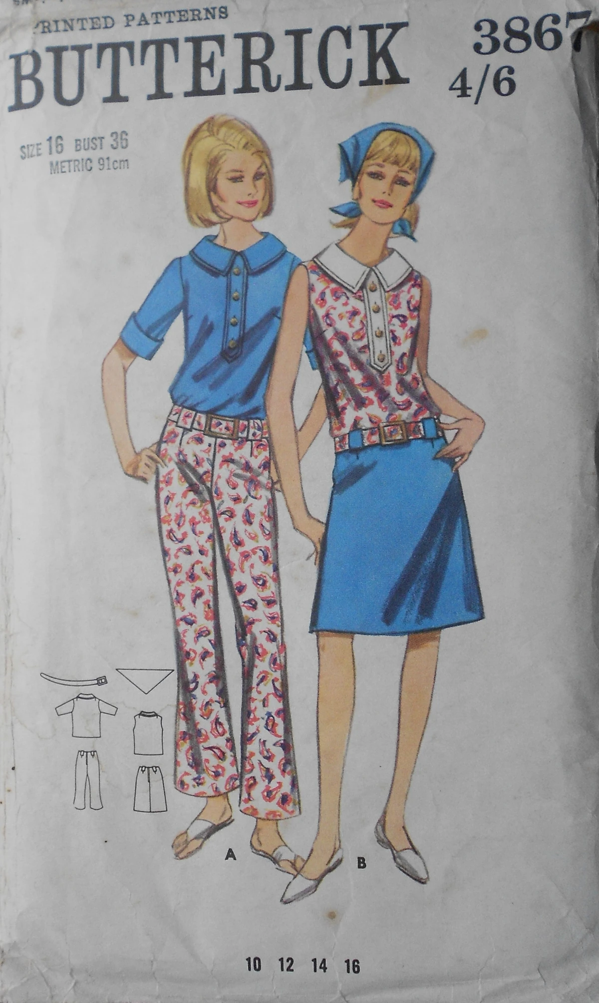 Butterick 3867 C | Vintage Sewing Patterns | Fandom