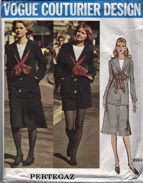 Vogue 2593 A | Vintage Sewing Patterns | Fandom