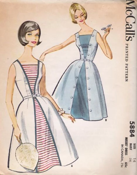 McCall's 5884 | Vintage Sewing Patterns | Fandom