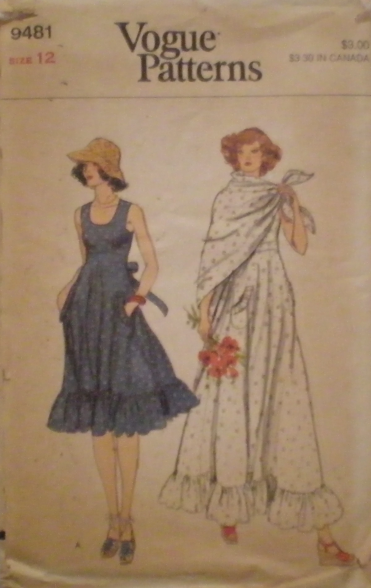 Vogue 9481 | Vintage Sewing Patterns | Fandom
