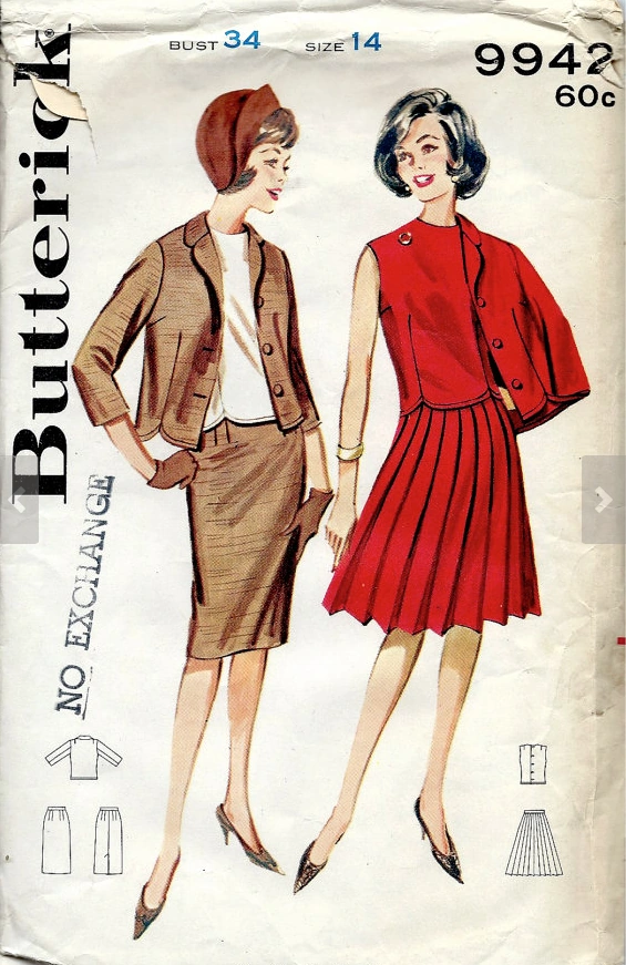 Butterick 9942 | Vintage Sewing Patterns | Fandom