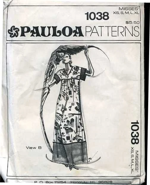 Pauloa 1038 | Vintage Sewing Patterns | Fandom