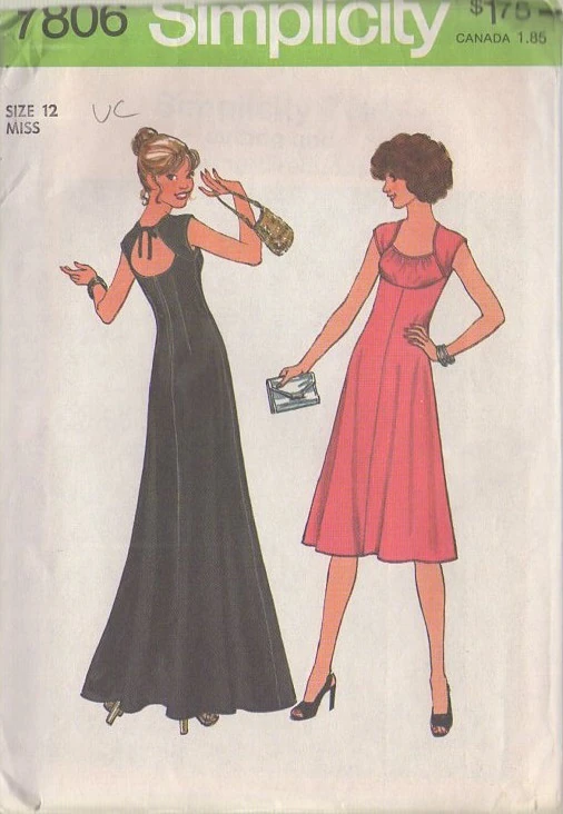Simplicity 7806 | Vintage Sewing Patterns | Fandom